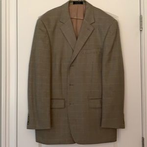 Andrew Fezza | Jackets & Coats | Sport Coat Jacket Blazer 42r Brown Tan ...